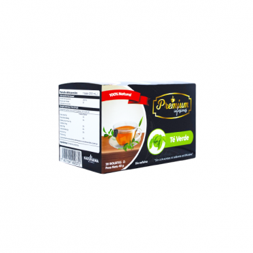 Té Verde Premium - 20 uni - Super La Casita